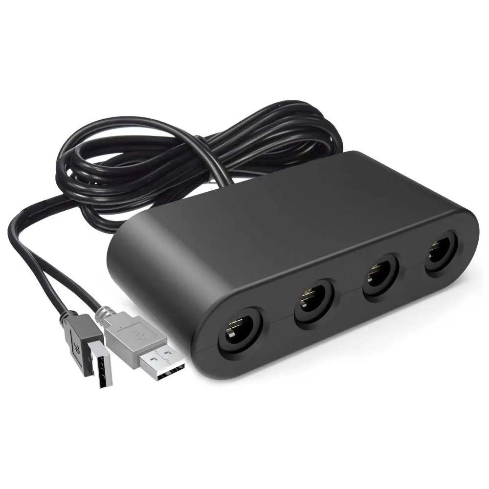 Adaptador-Controlador-Gamecube-Compat-vel-com-Switch-Wii-U-PC-4-Portas ...