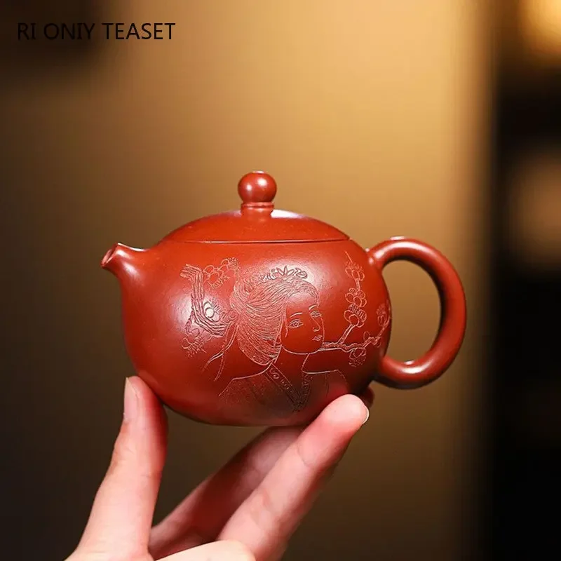 130ml-Chinese-Yixing-Purple-Clay-Teapots-Famous-Handmade-Tea-Pot-Raw ...