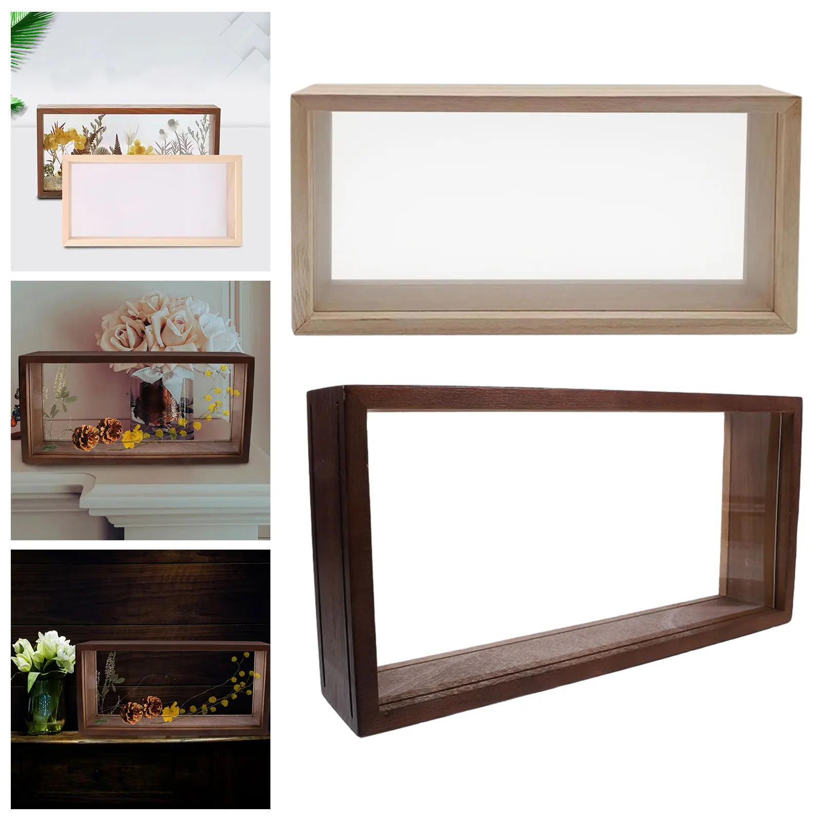Shadow-Box-Frame-Picture-Frame-for-Dried-Flowers-Wooden-Deep-Dried ...
