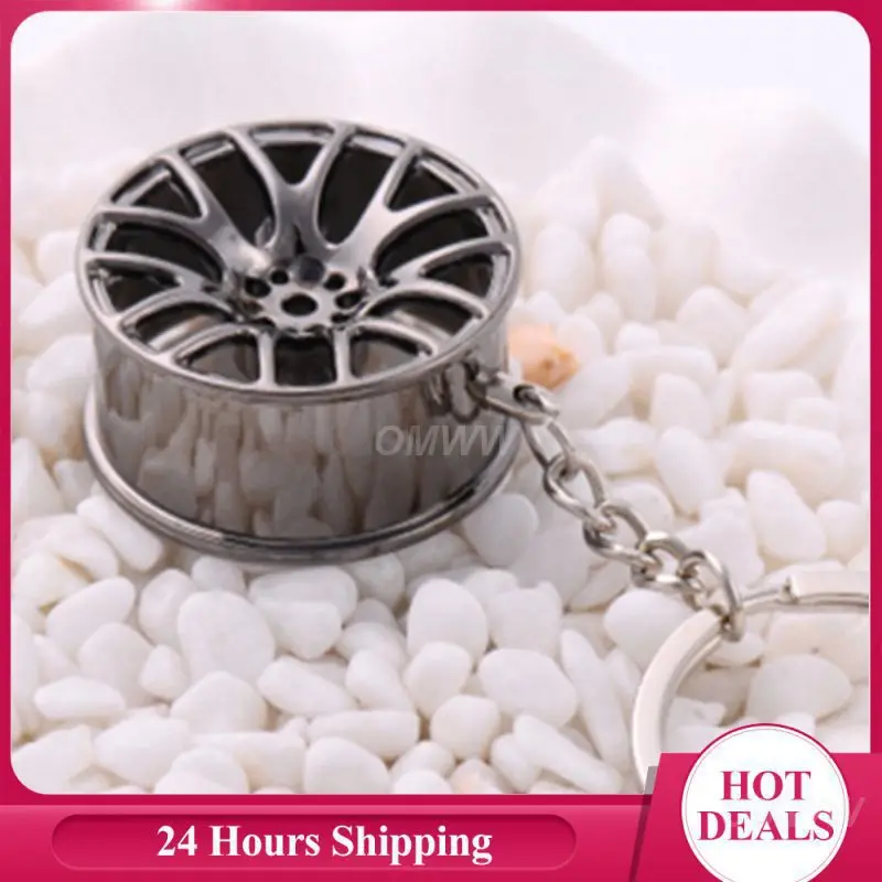 Key-Fob-Key-Ring-Universal-Fit-Wheel-Rim-Keychain-Auto-Part-Key-Chain ...