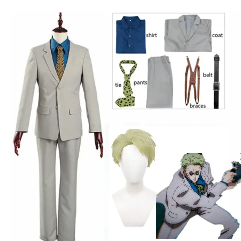 Traje-de-Cosplay-de-Anime-juju-tsu-kai-sen-Nanami-Kento-camisa-abrigo ...
