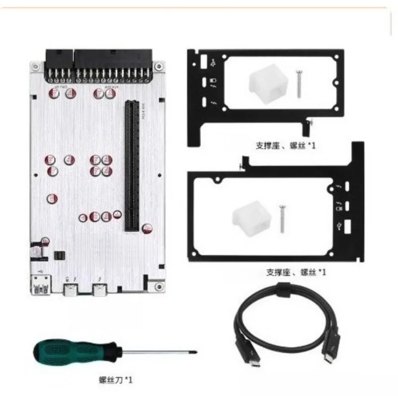 TH3P4G3 Mini External GPU Dock + SFX/ATX Power Supply Case for Laptop ...