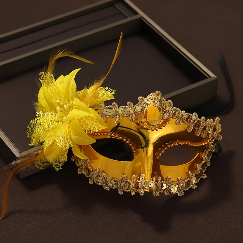Lily-Mask-Halloween-Venice-Princess-Prom-Pointed-Electroplated-Sprayed ...