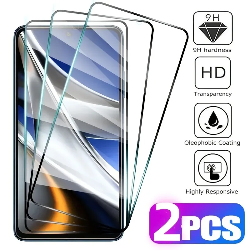 2Packs Full Cover Tempered Glass Screen Protector For OPPO Reno 13 12 ...
