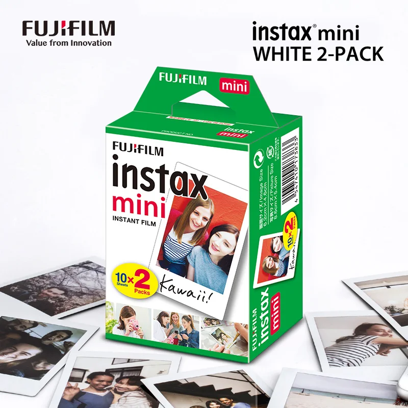 Fujifilm Instax Mini Film White Edge 20 hojas de papel fotográfico para ...