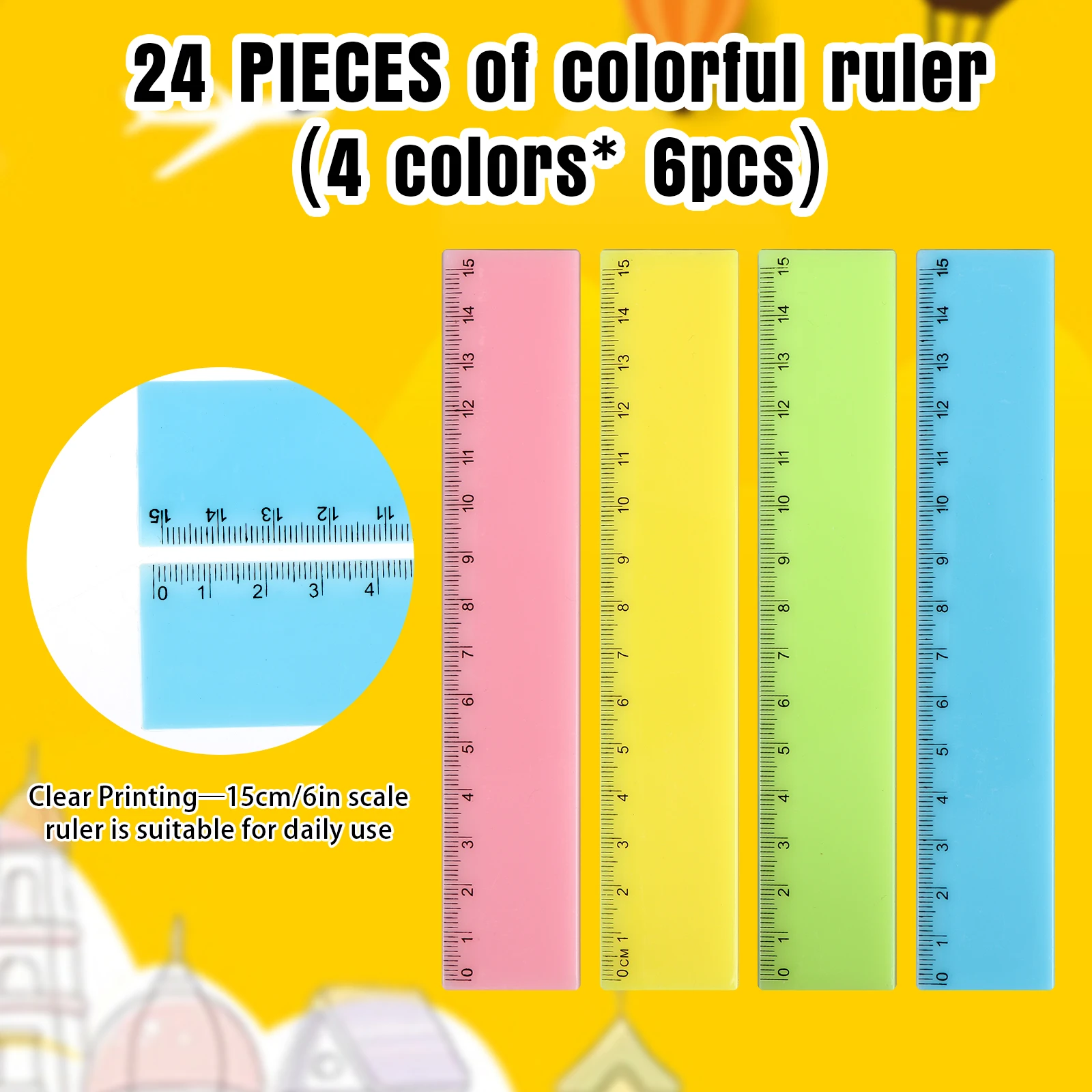Printable School Rulers