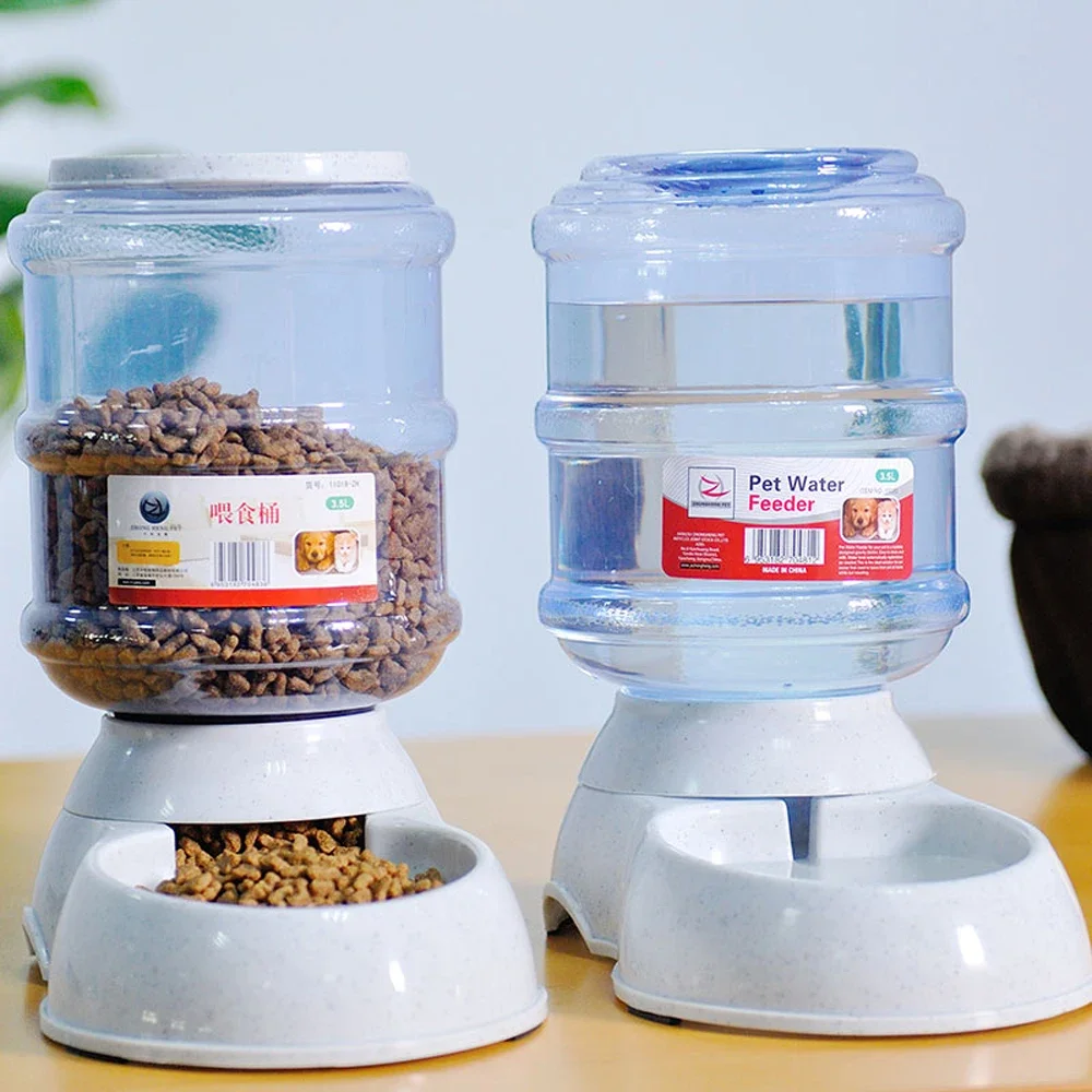 Pet Drinkers Cat Dog Automatic Feeder Drinking Animal Pet Bowl Water ...