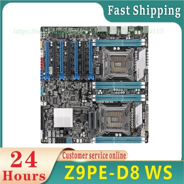 Suitable for Z9PE-D8 WS second-hand original slot LGA 2011 DDR3 X79 desktop