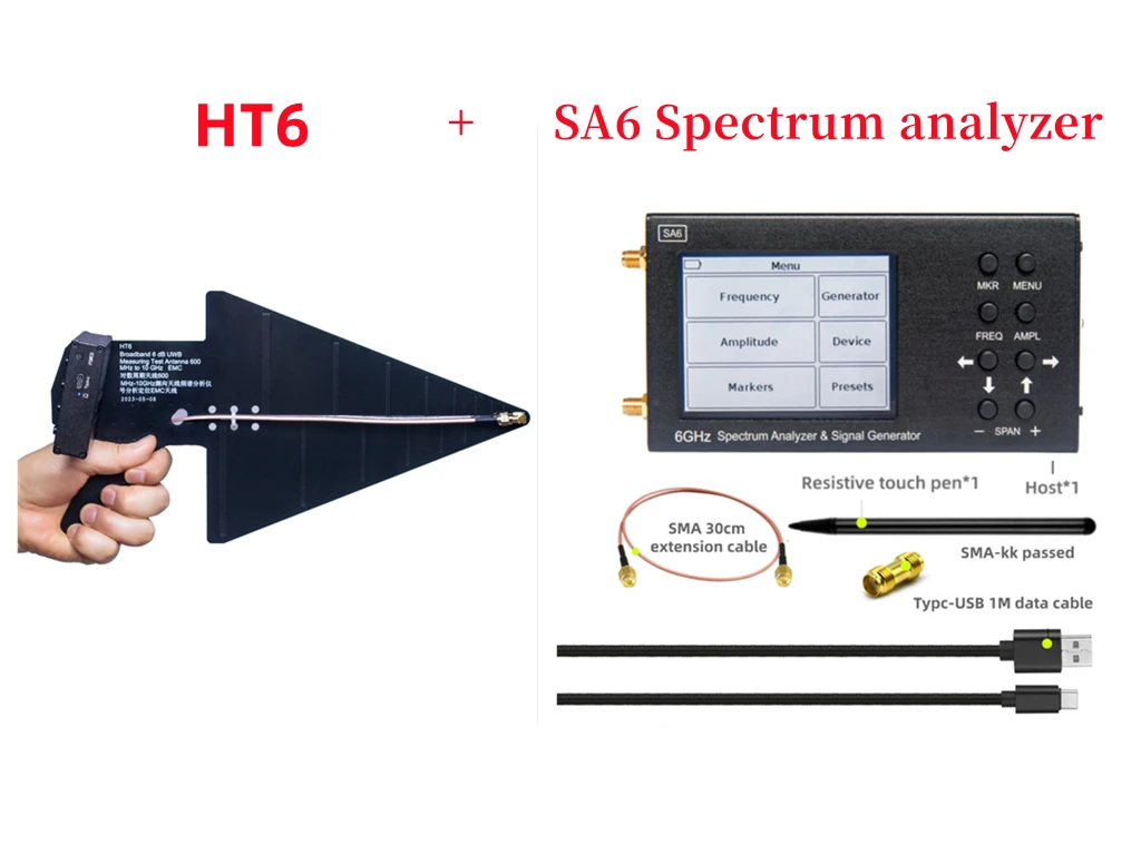 New 6GHz SA6 Portable RF Spectrum Analyzer Spectrum, 49% OFF