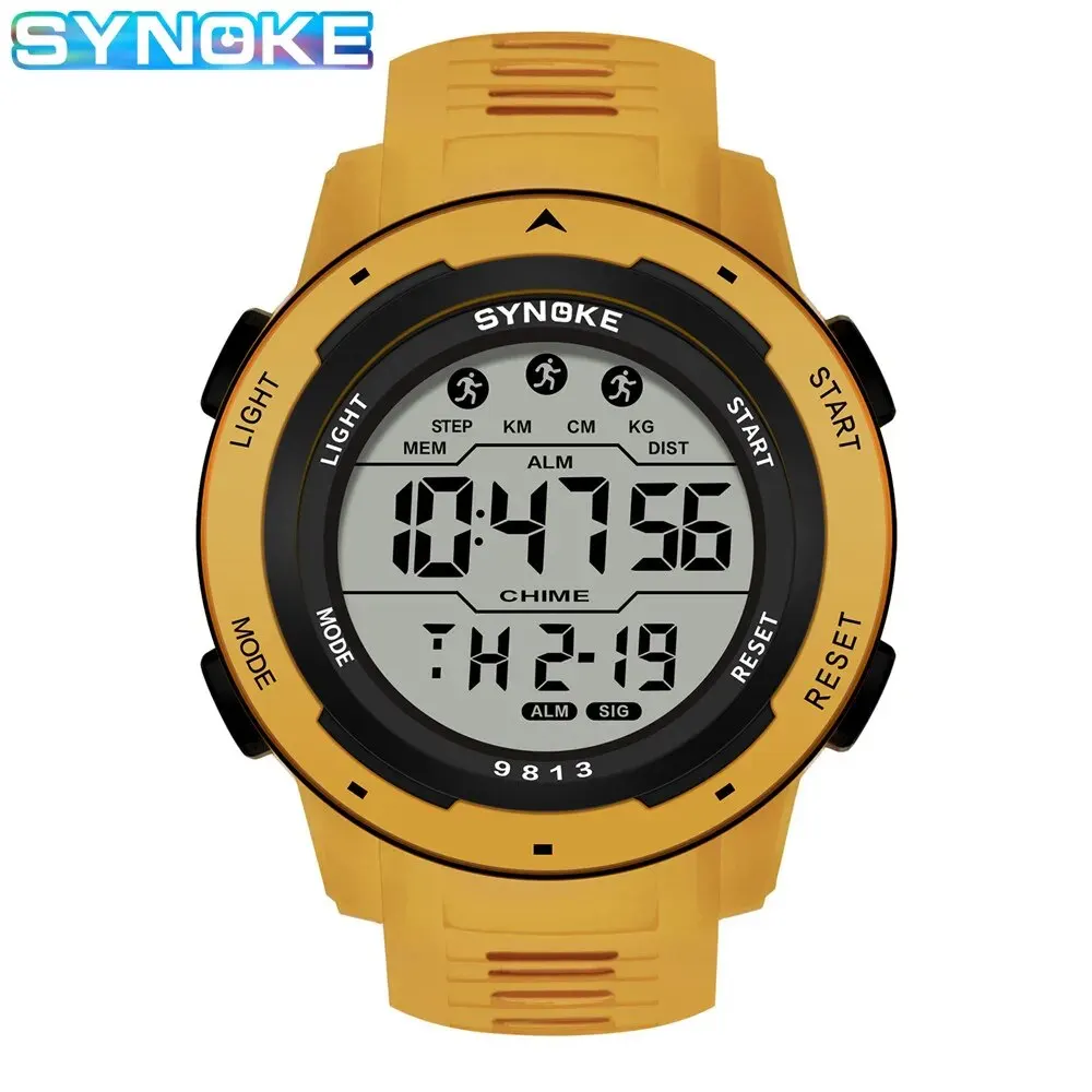 SYNOKE-Reloj-de-silicona-para-hombre-cron-grafo-multifuncional ...