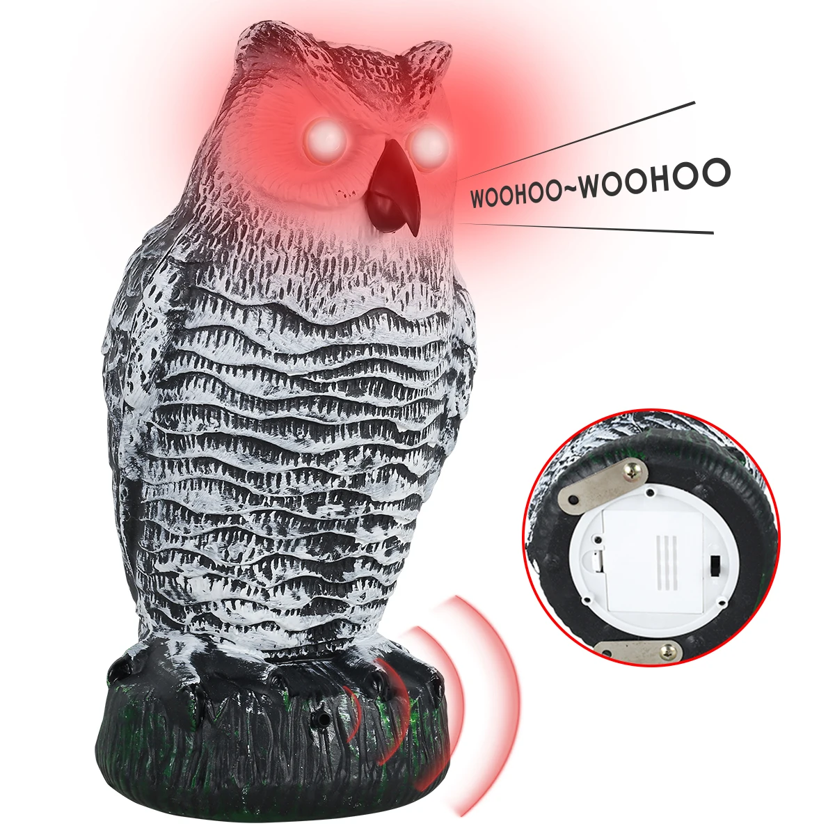 Owl-Bird-Scare-Control-Device-Waterproof-Fake-Owl-Bird-Scare-Sculpture ...