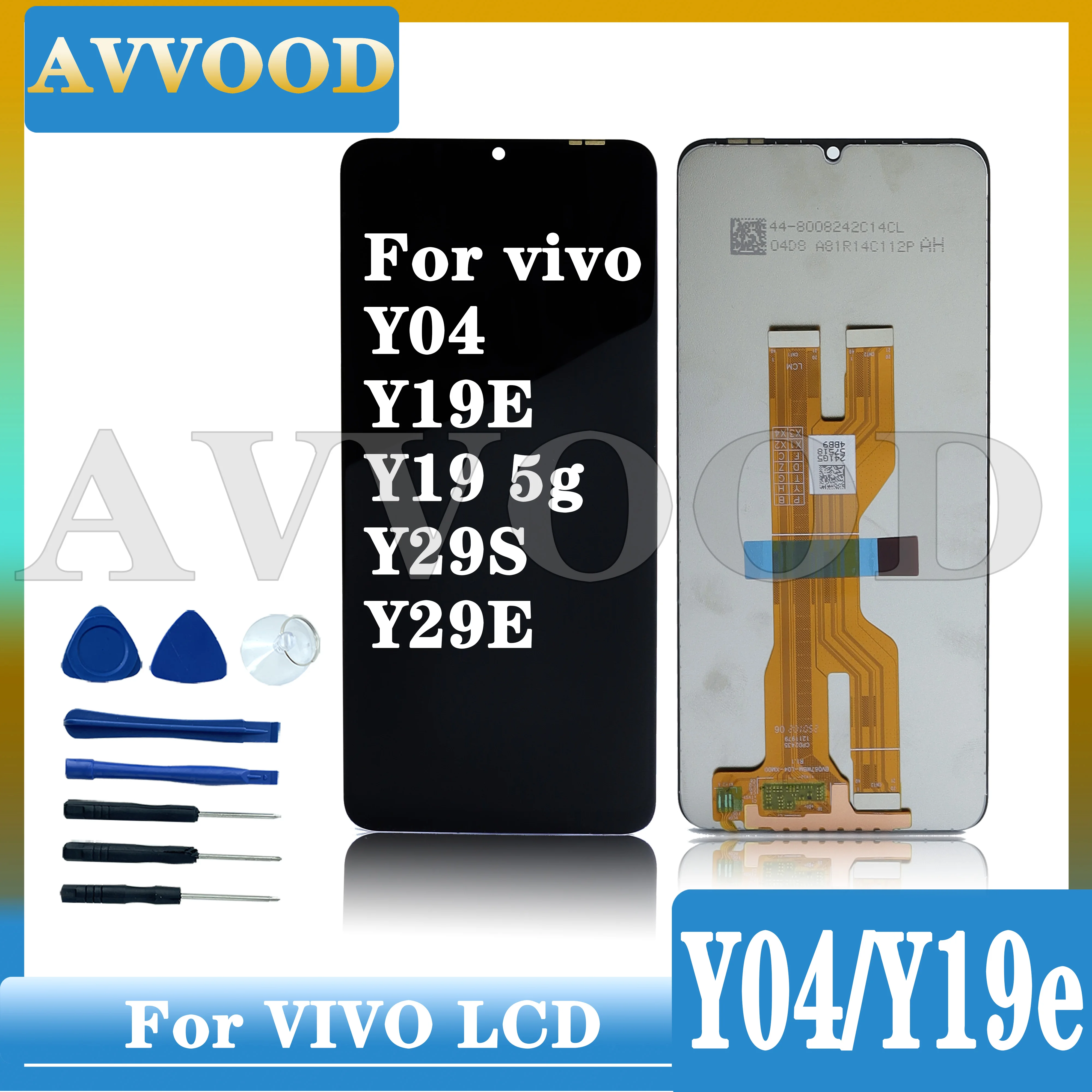 6.74" For Vivo Y04 LCD Display V2430 Touch Screen Digitizer Assembly ...