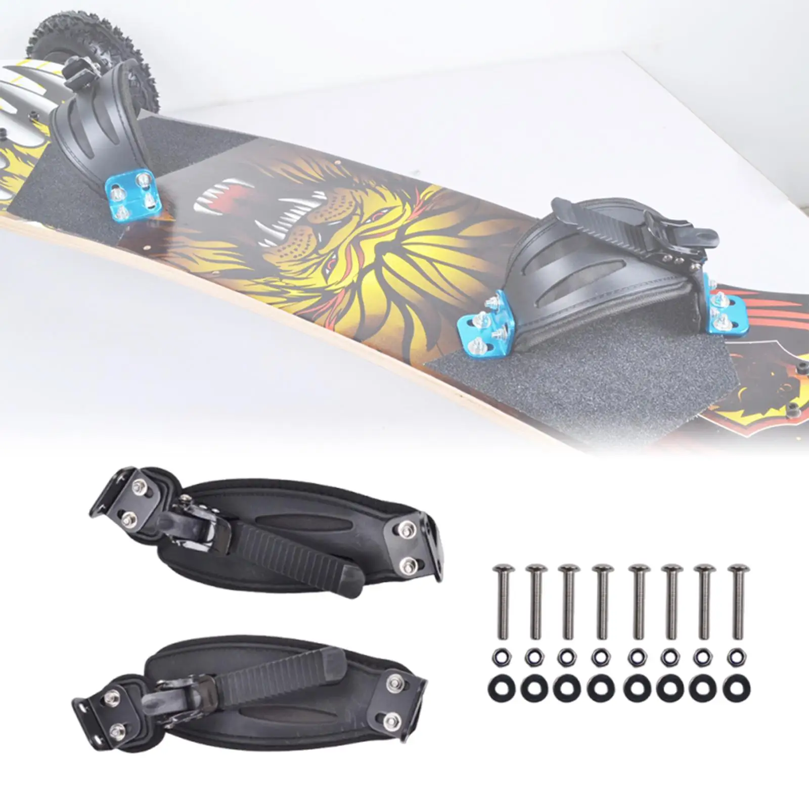 Skateboard Foot Straps Mountain Skateboard Foot Holder Compact Parts ...