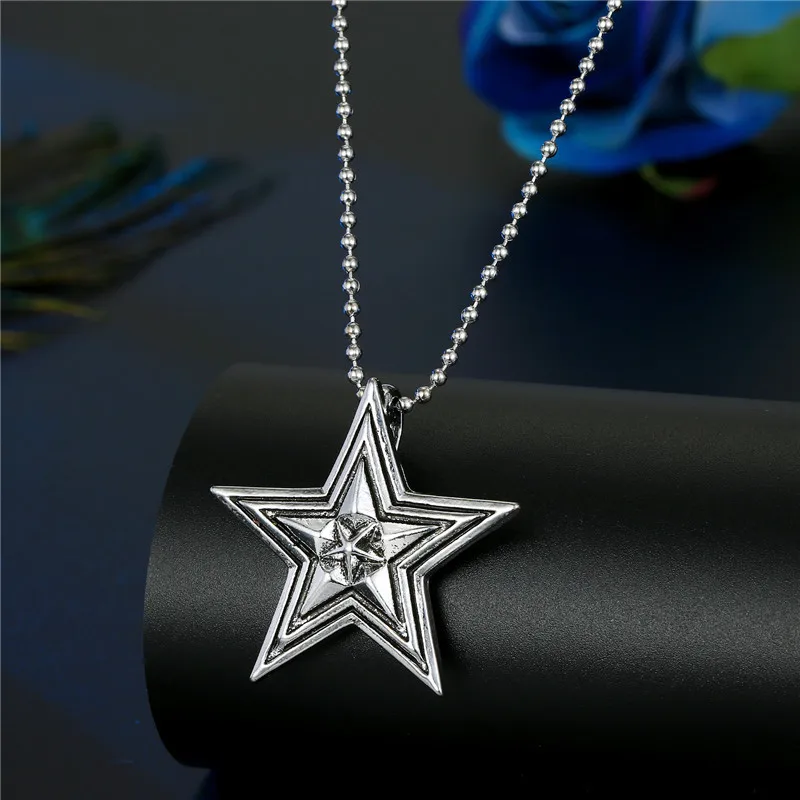European-and-American-Personality-Trend-Hip-Hop-Pentagram-Pendant-Street-Star-Necklace-Men-and ...