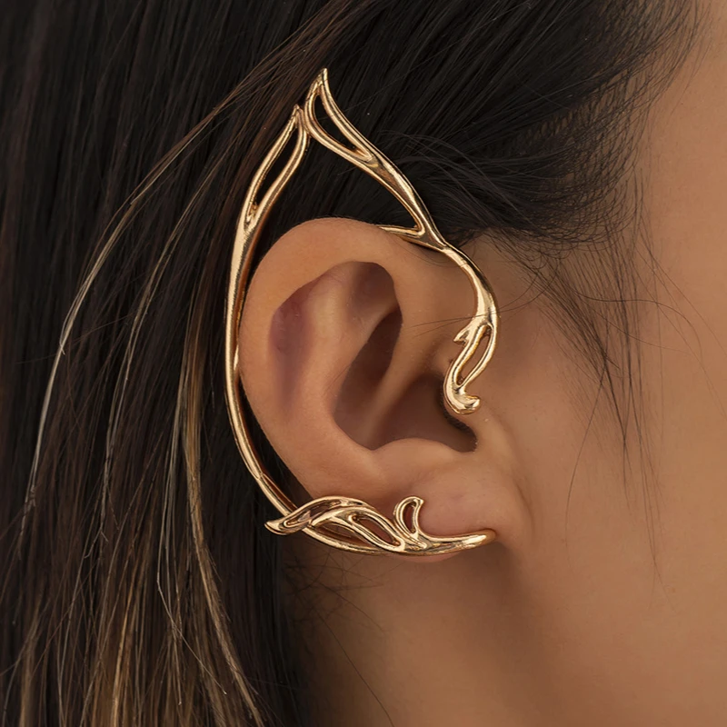 Elegant-Sweet-Elf-Ear-Cuffs-Earrings-Women-Trendy-Gold-Color-Wrap-Ear ...
