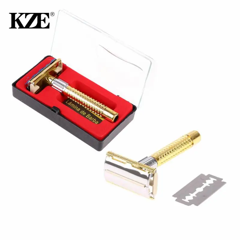 Exquisite-High-Quality-Retro-Style-Safety-Razor-With-Box-Handle-Razor ...