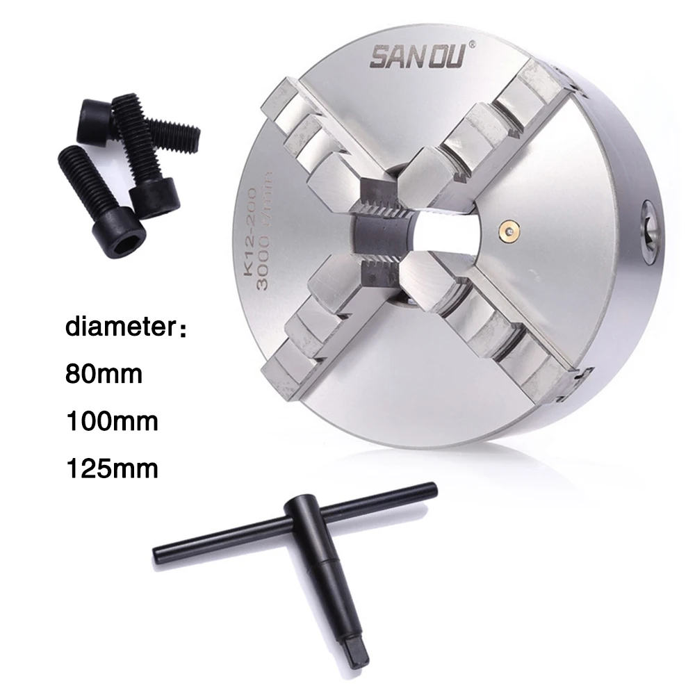 Mandrin-de-pr-cision-4-m-choires-auto-centrant-r-glable-mandrin-de-tour ...