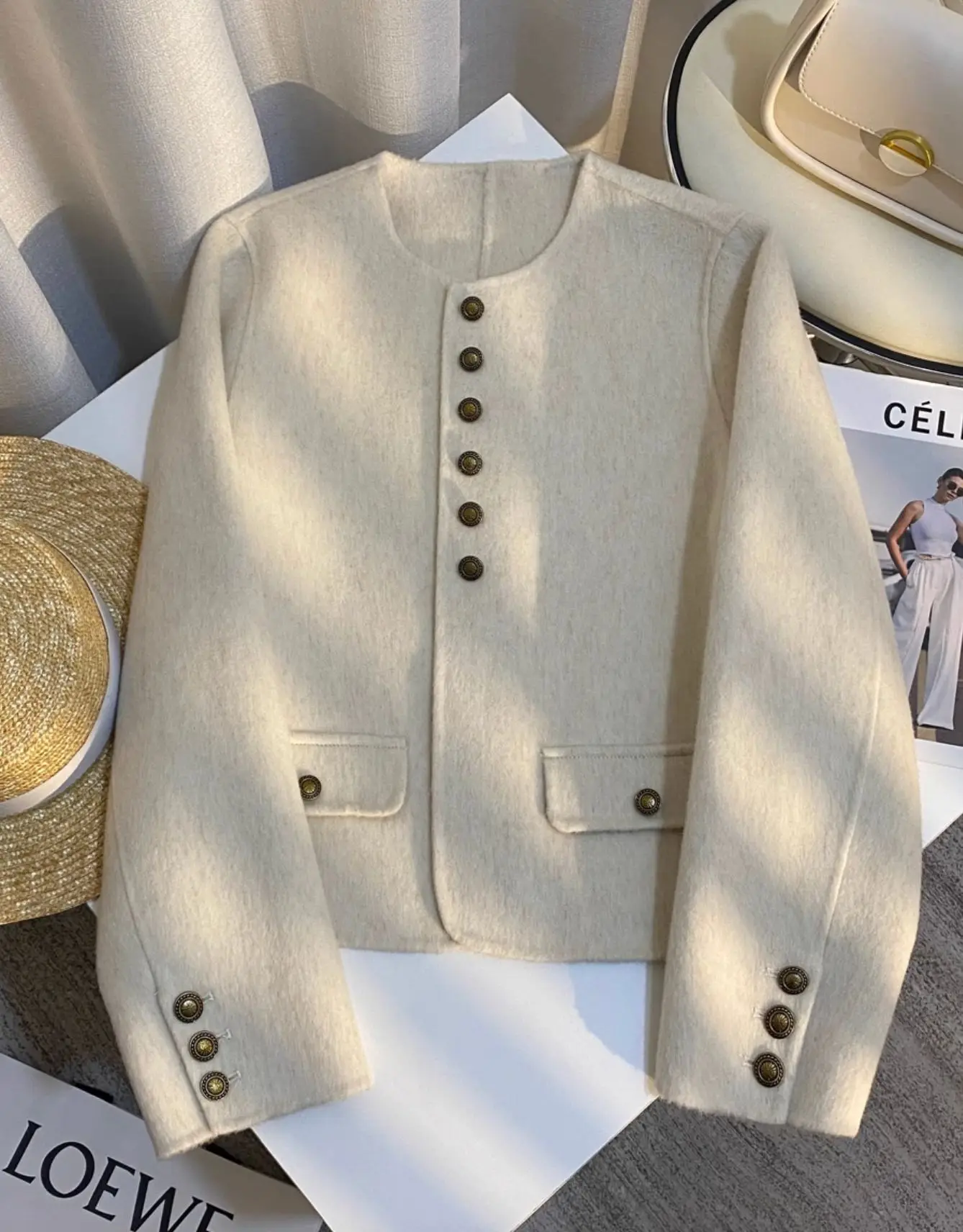 Spring-and-Autumn-women-s-casual-solid-color-round-neck-long-sleeved ...