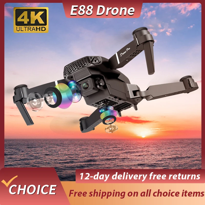 OUZEY-NEW-E88-Drone-Professional-4K-HD-Dual-Cameras-LED-lighting-Aerial ...