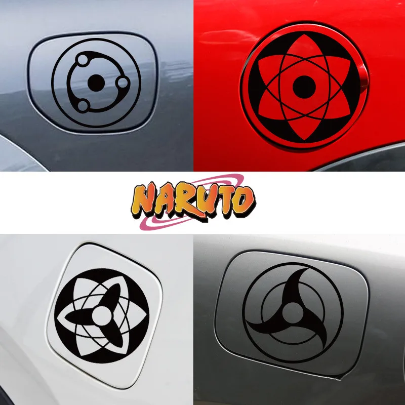 1Pcs-Naruto-Writing-Wheel-Eye-Car-Stickers-Gas-Tank-Cover-Decoration ...