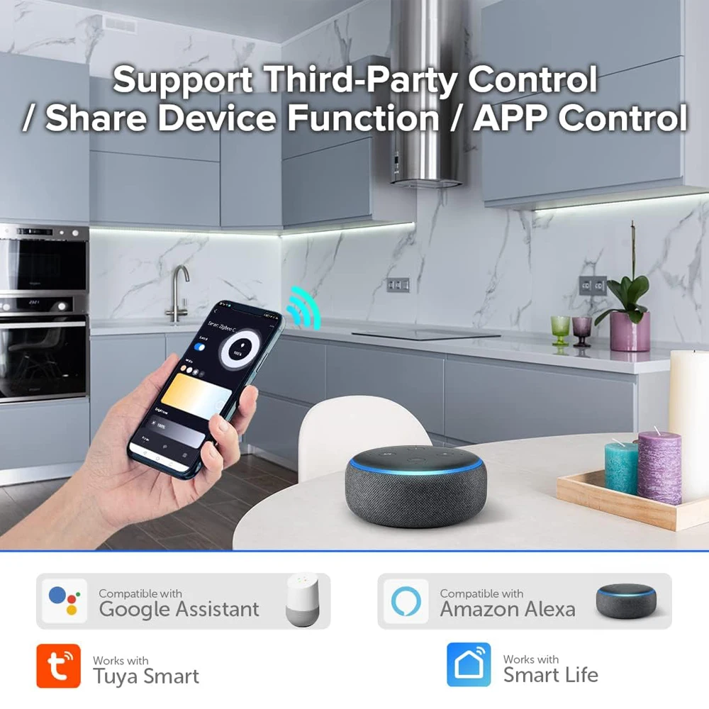 Controlador LED TUYA Zigbee de corriente constante CCT, fuente de ...