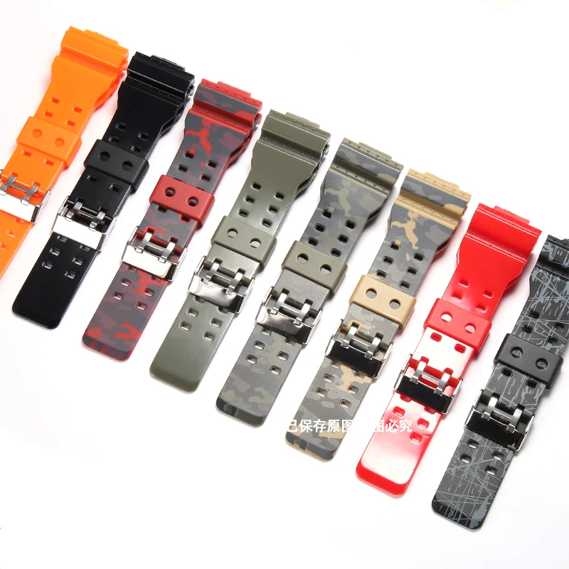 Resin Strap for Casio G-Shock GA100 GA-100 GA-110 GA-100C GD120 Mens ...