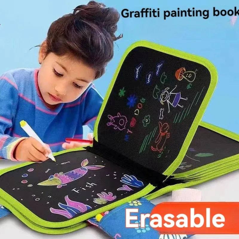 Children-s-Drawing-Board-Can-Erase-Writing-Drawing-Book-Painted-Water ...