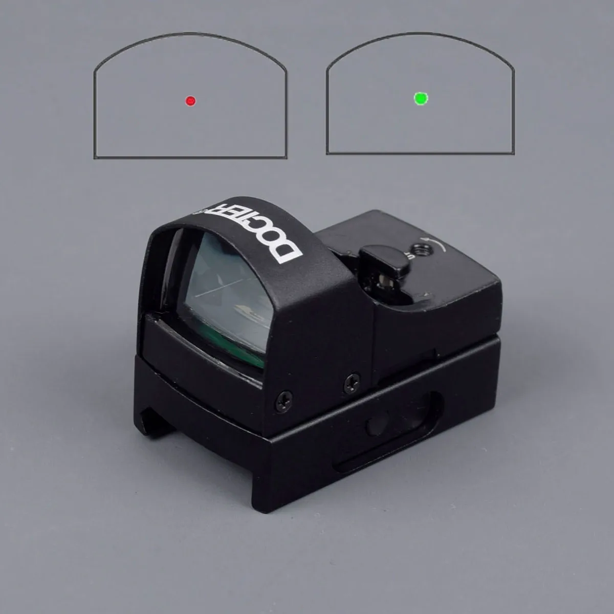 Red-Green-Dot-Reflex-Sight-DOCTER-Offset-Scope-Fit-20mm-Picatinny-Rail ...