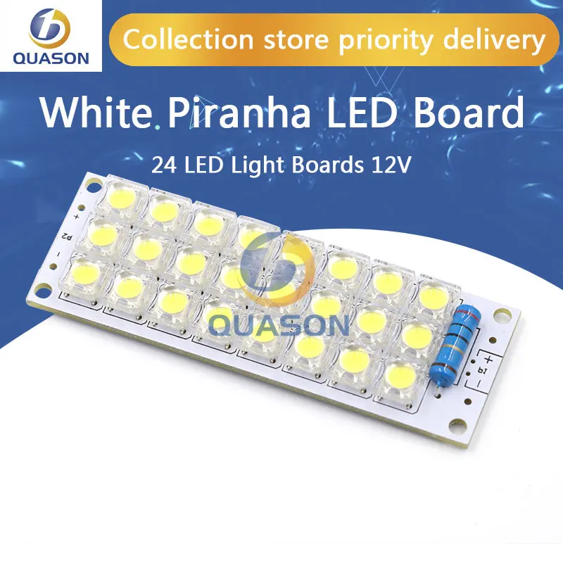 White-Piranha-LED-Board-24-LEDs-Light-Panel-USB-Lamp-Energy-Saving-LED ...