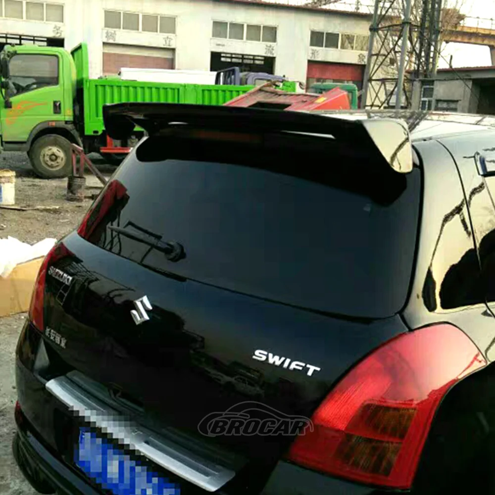 For-Suzuki-Swift-spoiler-2008-to-2015-Swift-ABS-plastic-unpainted-color ...