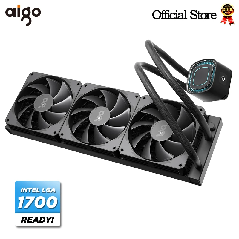 Aigo Cooler para CPU, Ventilador 240mm, Dissipador Líquido, Radiador ...