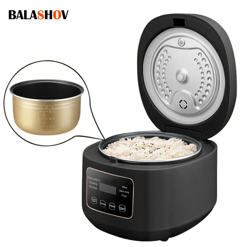Multi-kitchen Electric Rice Cooker, 3l Non-stick Pot for 3-5 Persons ...