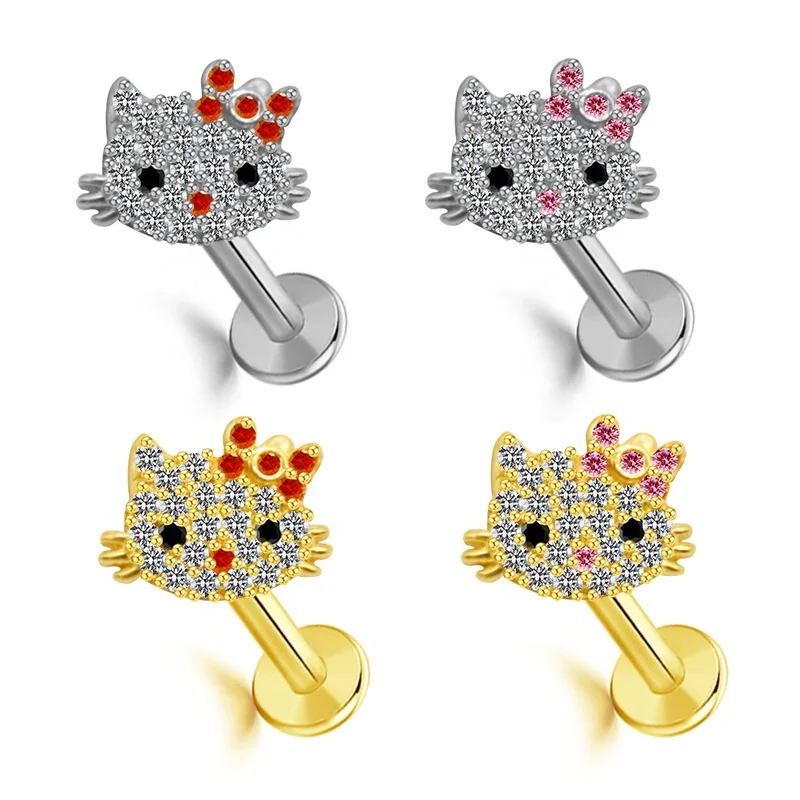 Hello Kitty Tongue Rings Jewelry