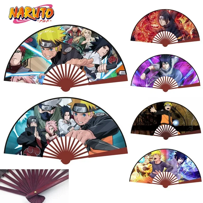 Naruto-Anime-Folding-Fan-Chinese-Custom-10-Inches-Sasuke-Figures-Design ...