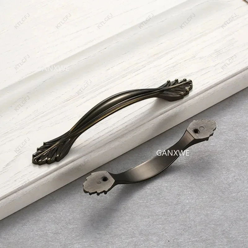 White-Black-Red-Amber-Door-Cabinet-Drawer-Dark-Handle-Modern-Simple ...