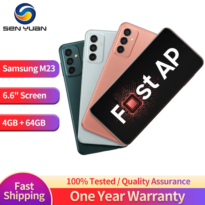Samsung Galaxy M23 Octa Core Celular, 5G, 6.6 ", 4GB de RAM, 64GB ROM ...