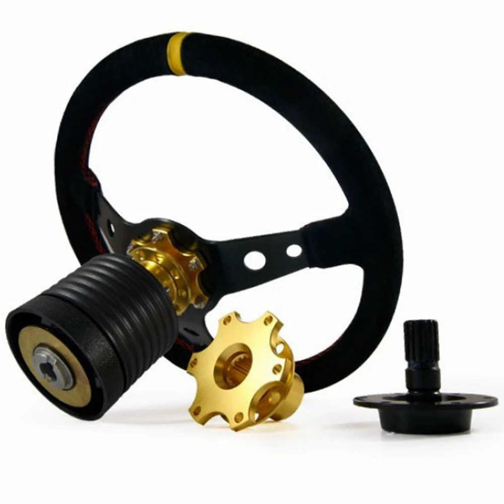 Universal Car Racing Steering Wheel Snap Off Quick Release Hub Adapter ...