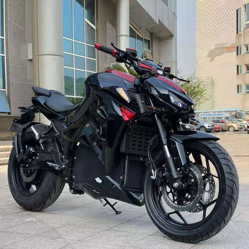 Two wheeled electric motorcycle with pedal E Motorbike