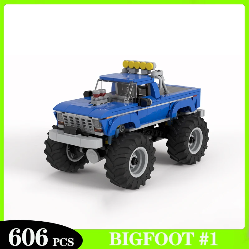 World-Famous-Vehicle-BIGFOOT-1-F250-Monster-Truck-MOC-Bricks-Building ...