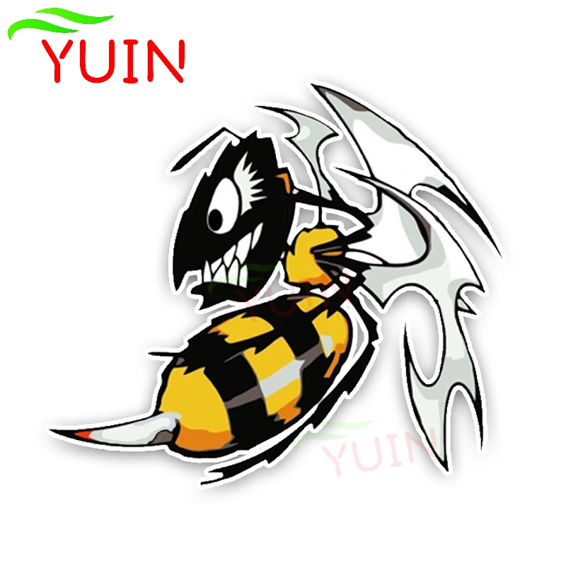Lovely-Angry-Cartoon-Hornets-Colored-Car-Sticker-Graphic-Decoration ...