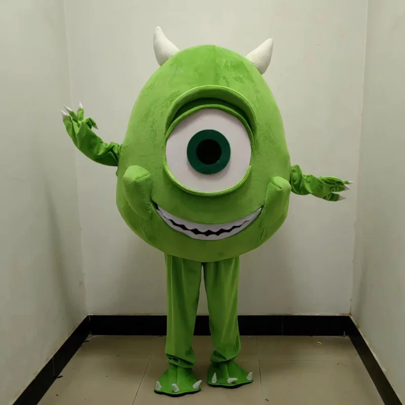Disfraz-de-Cosplay-de-monstruos-universitarios-Mike-Wazowski-personaje ...