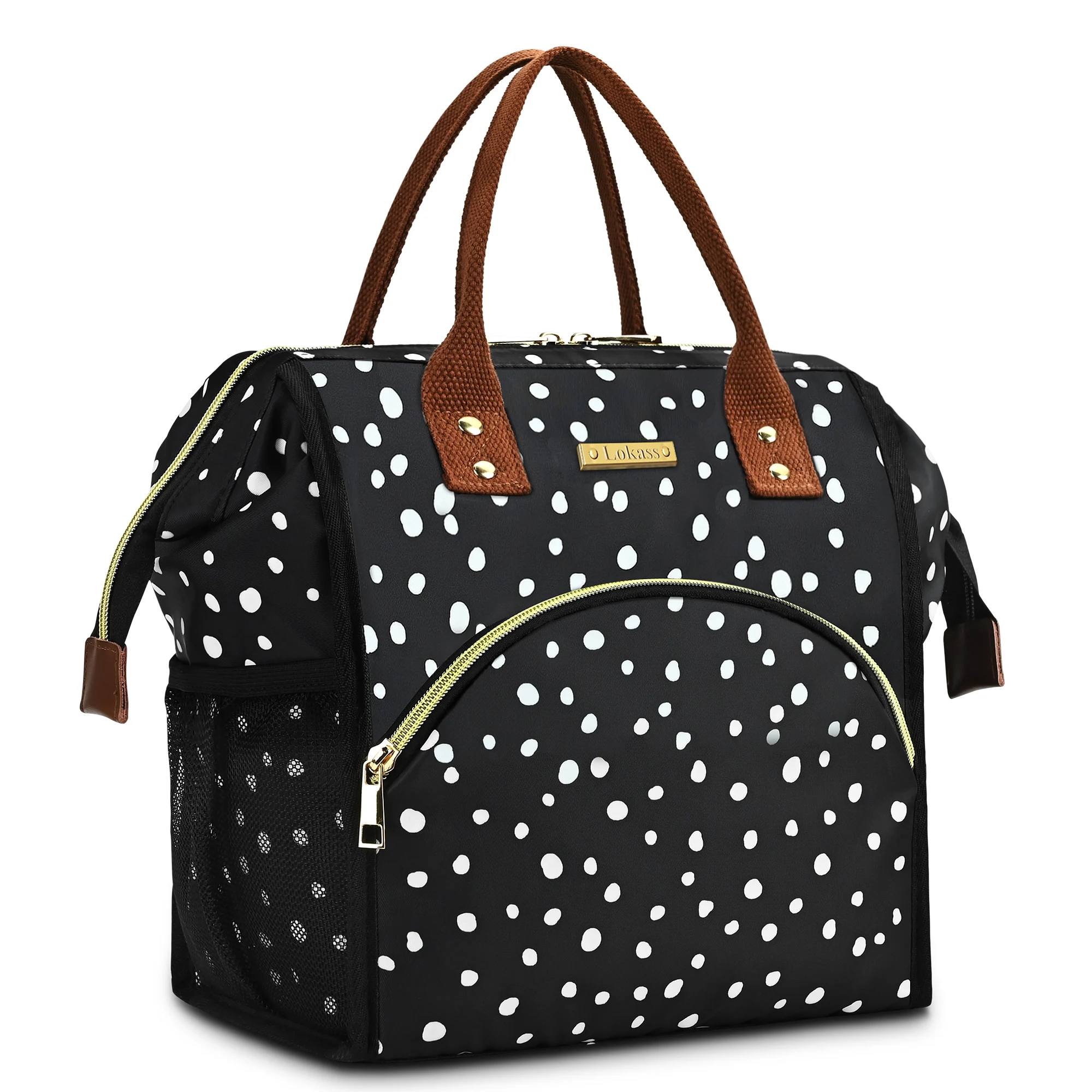 LOKASS-Lunch-Bag-Insulated-Lunch-Box-Wide-Open-Lunch-Tote-Bag-Large ...