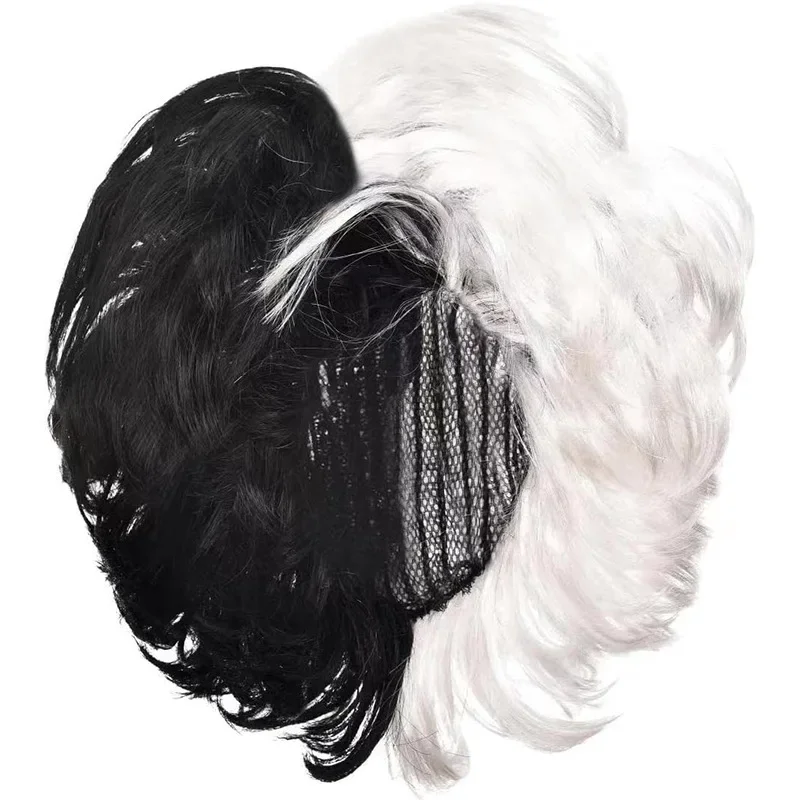 Disfraces de cosplay de Cruella, bufanda de anime, capa, capa de bruja ...