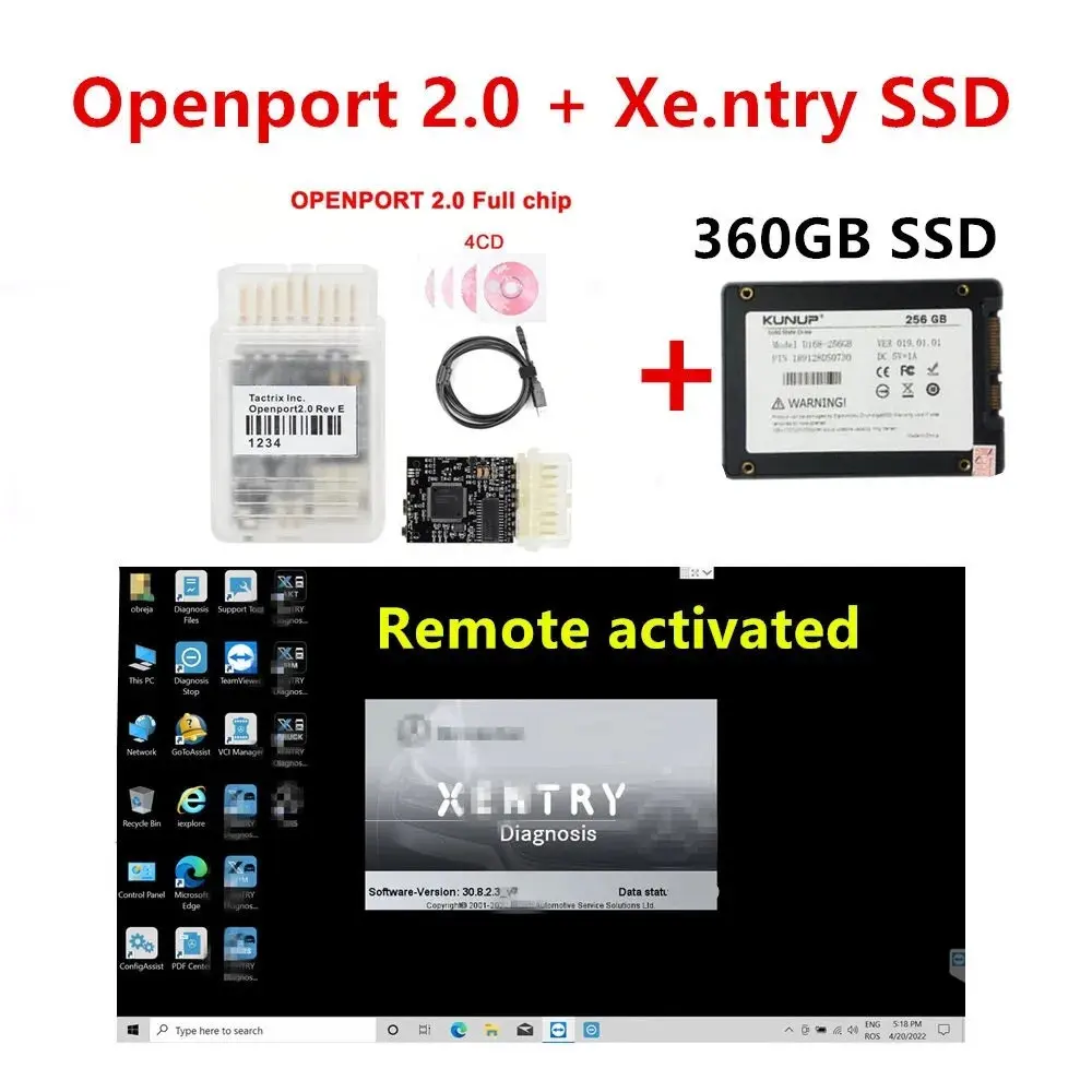 Newest-Tactrix-Openport-2-0-With-XENTRY-V2023-12-SSD-ECU-FLASH-Chip ...