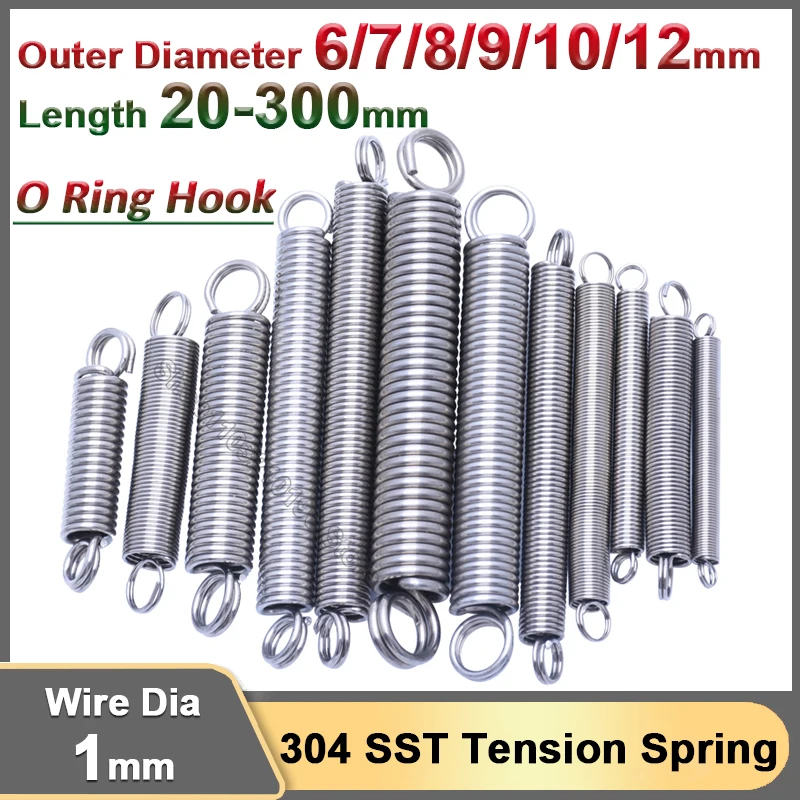 1mm-Stainless-Steel-Extension-Tension-Spring-O-Ring-Hook-Cylindroid ...