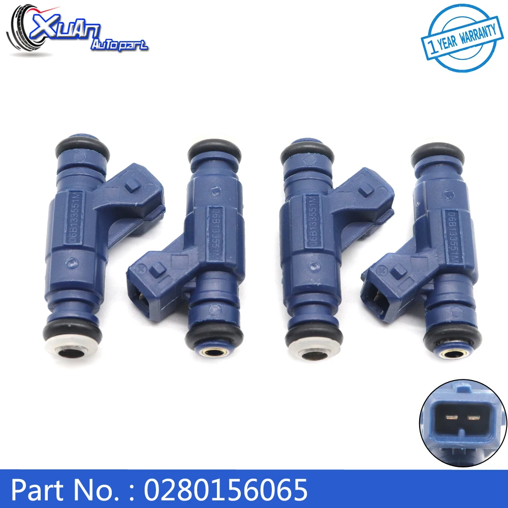 XUAN Car Fuel Injector Nozzle 0280156065 for Audi A4 Volkswagon 1.8T ...