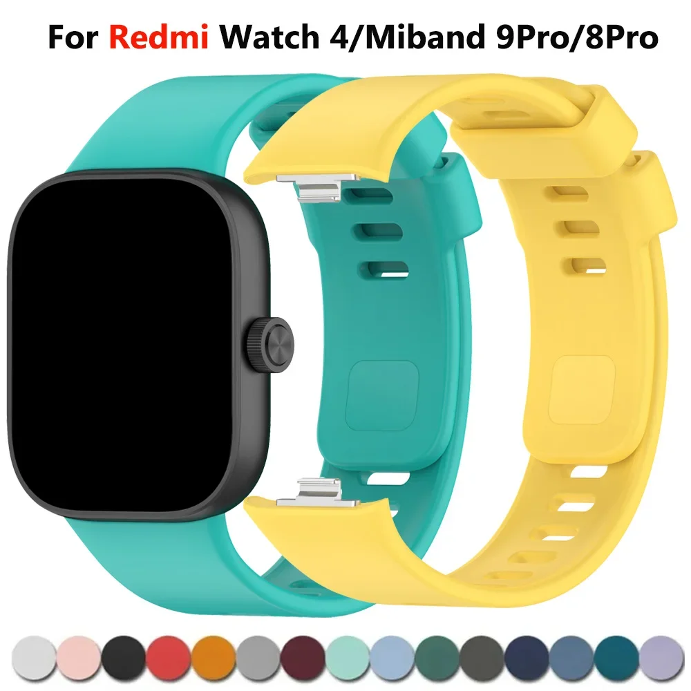 Silicone Strap For Redmi watch 4 SmartWatch WristBand For Xiaomi Mi ...