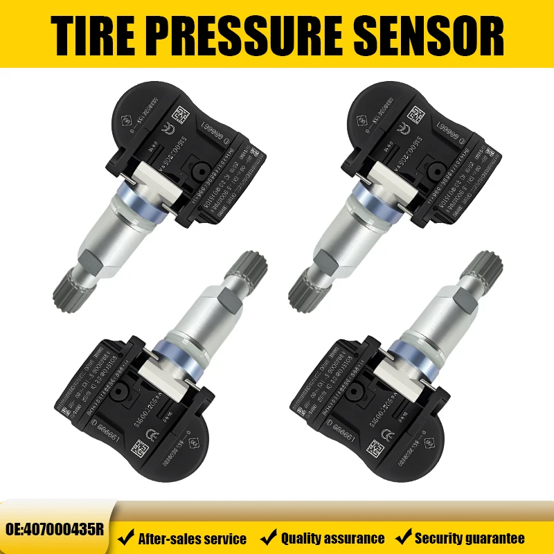 1/4PCS Tire Pressure Monitoring Sensor TPMS 407000435R For Renault ...