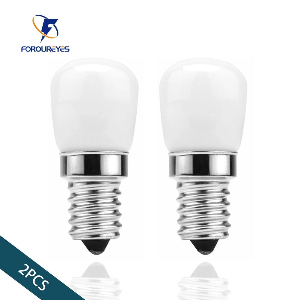 2pcs Mini Fridge Light Bulb 110V 220V 3W B15 E12 E14 T22 T26 Milky ...