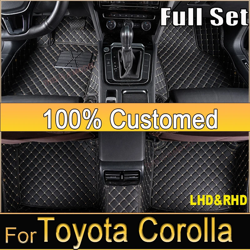 Leather-Car-Floor-Mats-For-Toyota-Corolla-E210-210-2019-2020-2021 ...